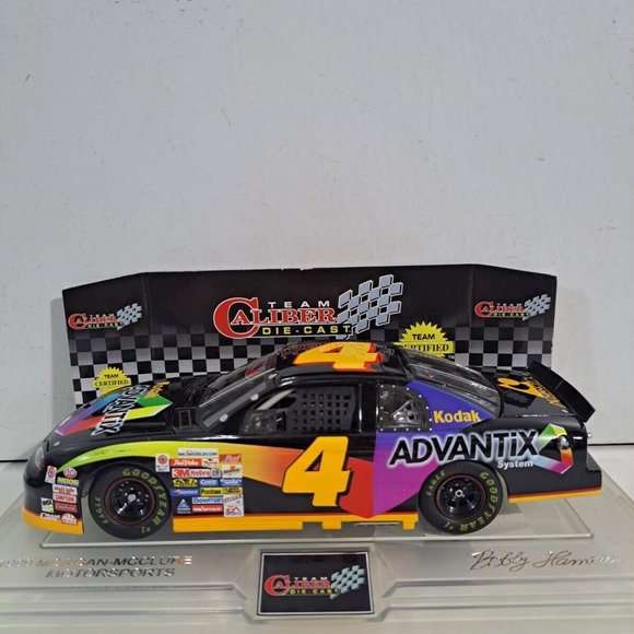 Toys | Team Caliber 124 Die Cast 4 Bobby Hamilton Kodak Advantix Chevy Nascar Wbase | Poshmark
